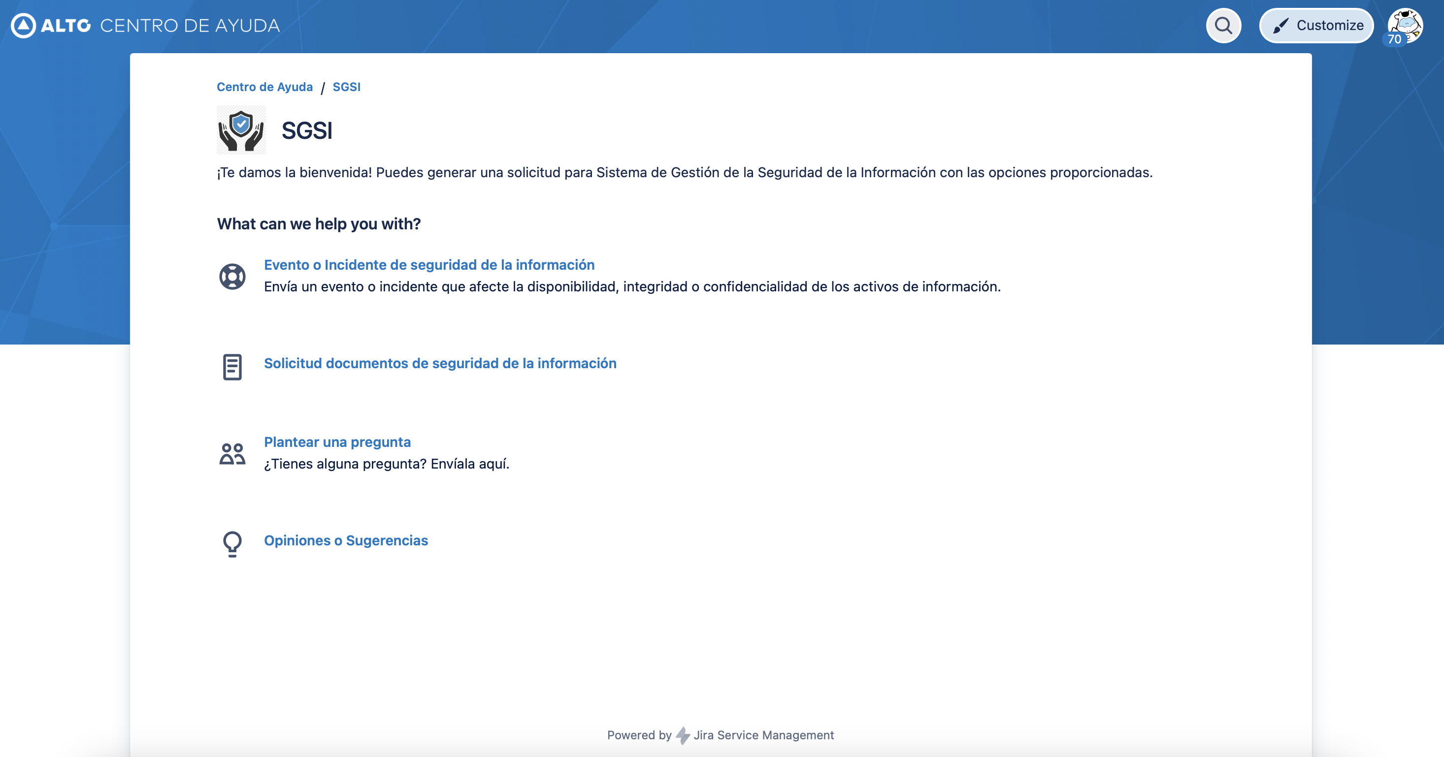 Sistema de Gestión de la Seguridad de la Información (SGSI) – Centro ...